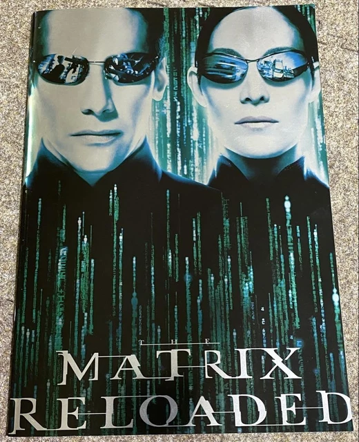MATRIX RELOADED MOVIE Brochure, Super Large, Released In 2003 £57.43 ...