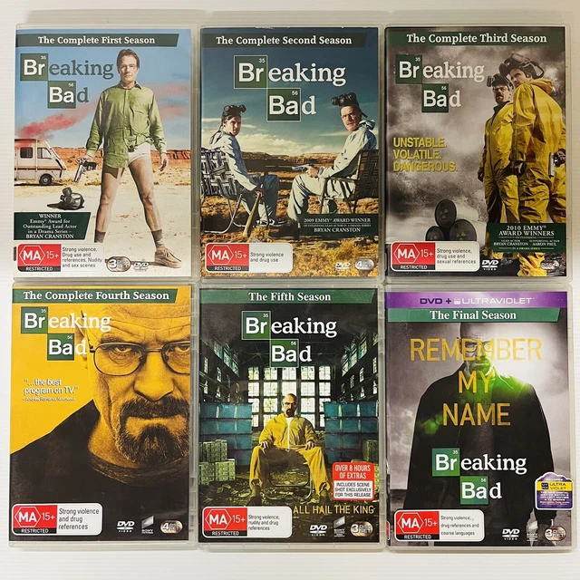 BREAKING BAD SEASONS 1-6 Complete DVD Series Region 4 PAL $37.95 ...