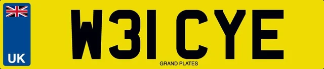 ICE CREAM PARLOUR Van Number Plate W31 Cye Car Reg We Icy 99 Lolly ...
