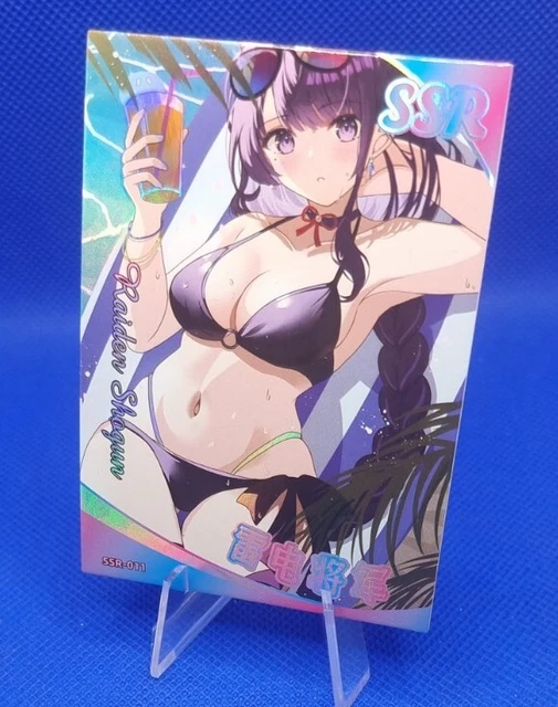 RAIDEN SHOGUN - Genshin Impact SSR-011 | mappa Erogenous Girl Goddess Card Waifu EUR 7,99 ...