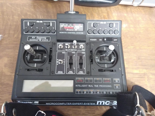 RADIOCOMMANDE GRAUPNER MC-20 Modelisme Teleguide +Valise Protection Non ...