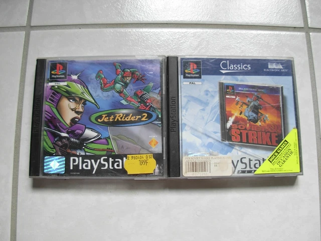SONY PLAYSTATION 1 / PS1 - Jet Rider 2 / Soviet Strike - Complet EUR 15 ...