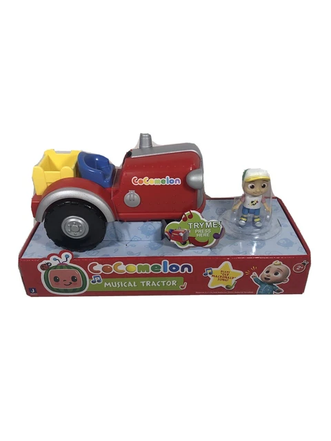 NEW OFFICIAL COCOMELON Musical Tractor With Exclusive 3” Jj Figure In ...