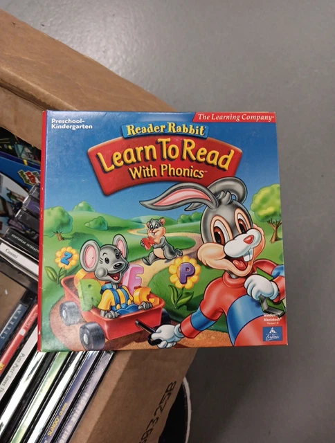 READER RABBIT LEARN To Read With Phonics PC MAC CD alphabet letters ...
