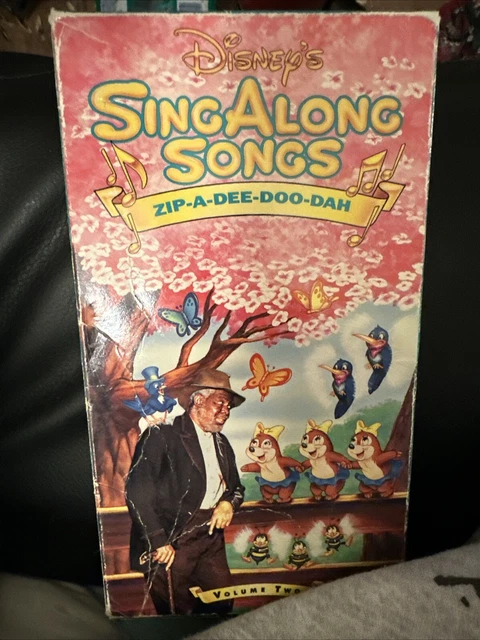 DISNEYS SING ALONG Songs - Song of the South: Zip-A-Dee-Doo-Dah VHS ...