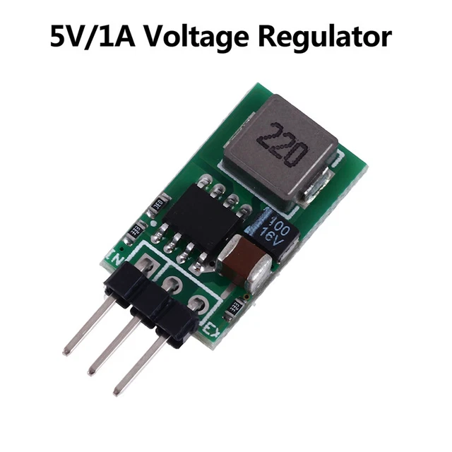 DC-DC REGULATED POWER Supply 5V/1A Voltage Regulator Replace LM7805 ...