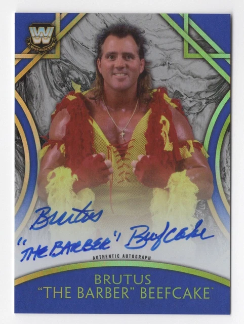 BRUTUS THE BARBER Beefcake 2018 Topps WWE Legends Autograph Card Auto ...
