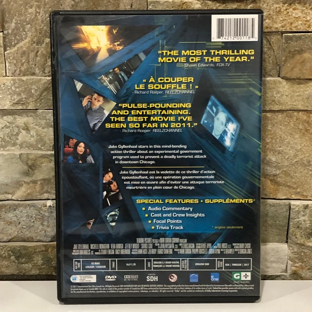 SOURCE CODE DVD eOne Jake Gyllenhaal Michelle Monaghan Sci-Fi Thriller ...