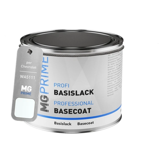 VERNICE PER AUTO per Chevrolet WA5111 U951 Frost White Linen White 0,5L ...