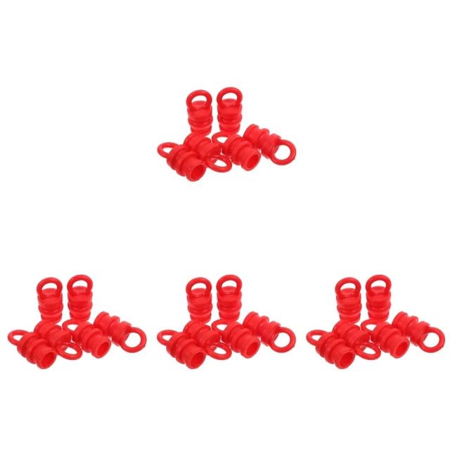 24 PCS Chain Link Column Caps Guardrail Post Caps Road Cone Warning ...