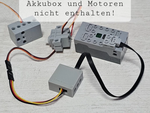 LEGO SERVO / Geekservo Adapter, kompatibel mit Power Functions 7-12 Volt EUR 25,99 - PicClick DE
