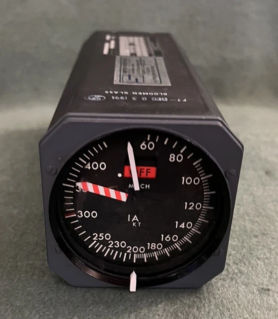GENUINE BOEING 737-707-727?-SMITHS Cockpit Mach Airspeed Indicator ...