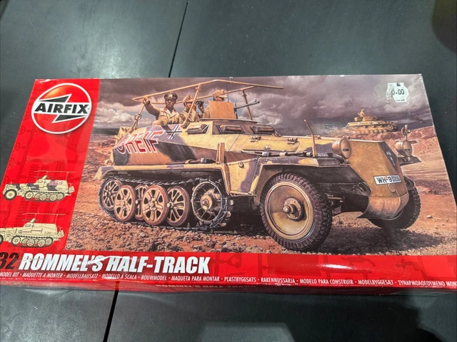 AIRFIX A06360 Rommel’s Half-Track 1/32 - Unmade Kit - Sealed £24.95 ...