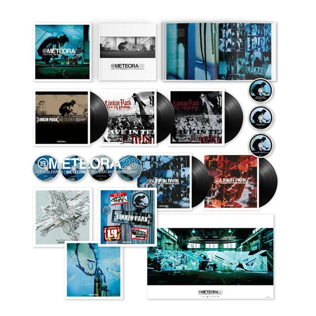 METEORA 20TH ANNIVERSARY Super Deluxe 5Lp/4Cd/3Dvd Boxset - Linkin Park ...