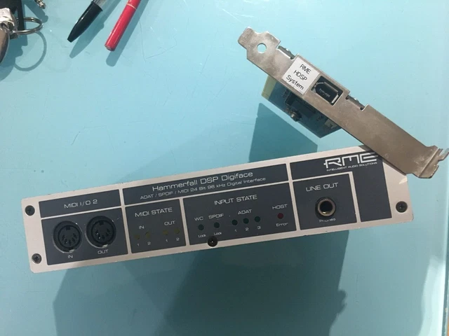 RME DIGIFACE BOX and PCI card – audio midi interface £180.00 - PicClick UK