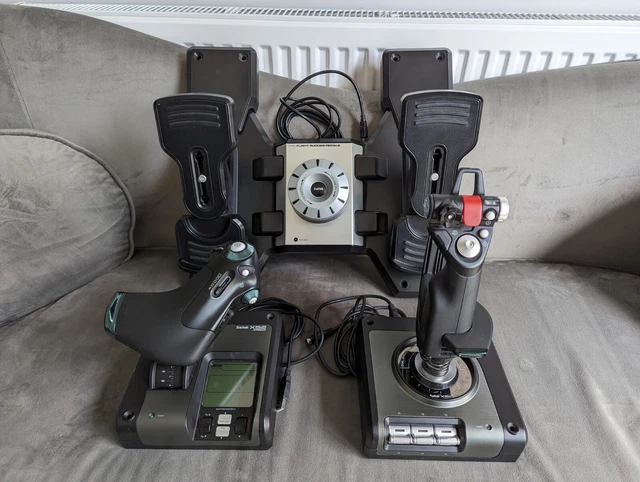 LOGITECH G SAITEK X52 Pro Flight Control System HOTAS + PRO Flight ...
