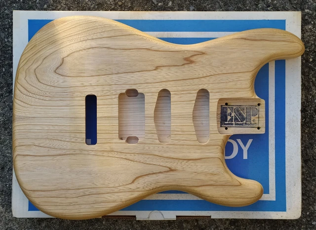 MEGA RARE 1988 Vintage ESP SELECTED Swamp Ash Strat Style Custom Guitar ...