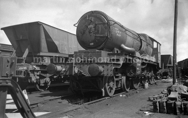 BARRY SCRAPYARD CASTLE Class 5080 Defiant Railway Negative RN250 £3.99 ...