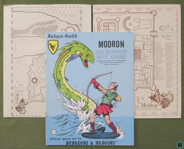 MODRON (DUNGEONS AND Dragons) w Maps - City State RPG Campaign Judges ...