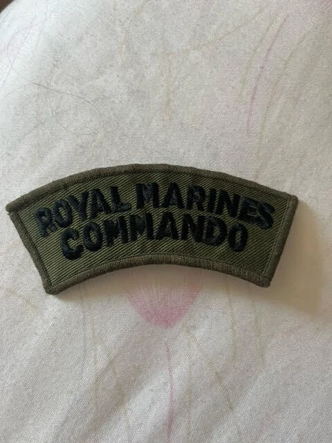 ROYAL MARINES COMMANDO BRITISH ARMY BADGES/PATCHES- Sew On Patch ...