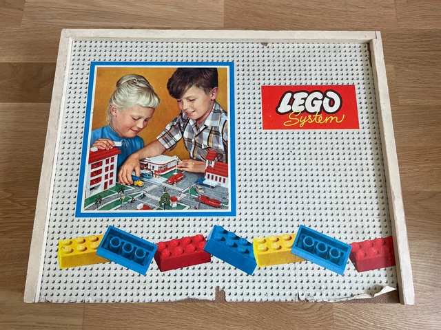 700ER HOLZBOX-SET LEGO System im Spiel Baukasten 50er Jahre bestückt ...
