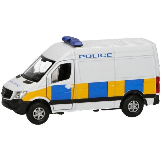 MERCEDES-BENZ POLICE SPRINTER Panel Van Die Cast Model Car 1:36 Scale ...