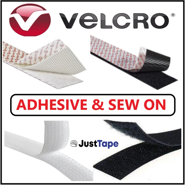 VELCRO® HOOK AND LOOP SELF ADHESIVE VELCRO & SEW STITCH ON VELCRO ...