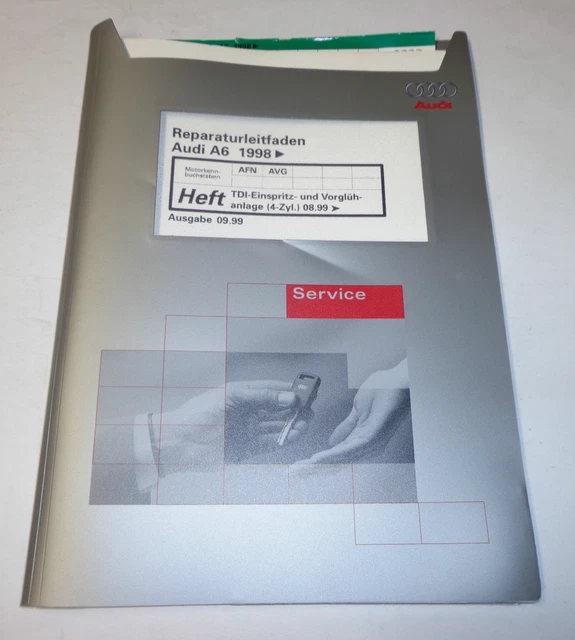 MANUEL AUDI A6 C5 Type 4B Tdi Système D'Injection / de Préchauffage ...