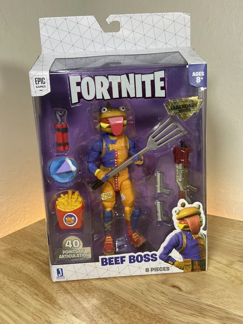 FIGURINE ARTICULÉE FORTNITE Legendary Series Beef Boss 6" Epic Games ...