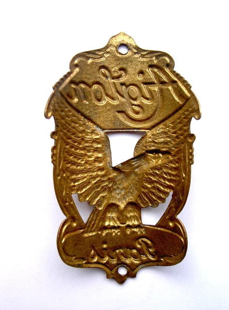 PLAQUE DE VELO Cycles AIGLON- Old Bike Head Badge Vintage - Emaillee ...