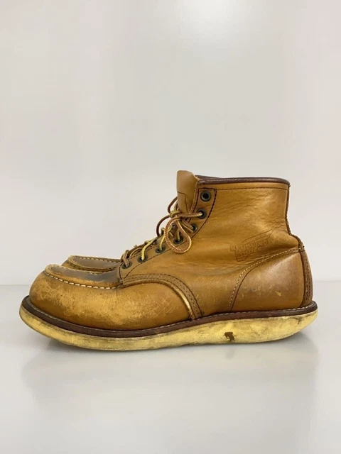 RED WING LACE Up Boots 6 Inch Mock Toe/Us8/Brw/Leather 3591 £237.81 ...
