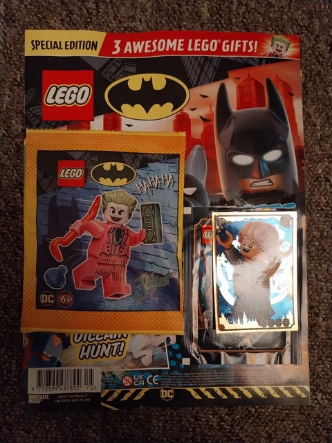LEGO DC BATMAN Comic magazine Issue 27 The Joker Minifigure polybag ...