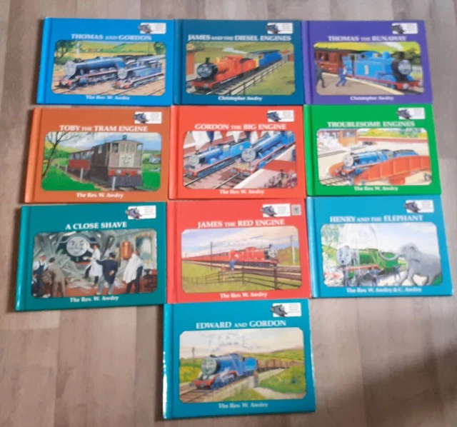 THOMAS TANK ENGINE & Friends Set of 10 Grolier Hardback Children's ...