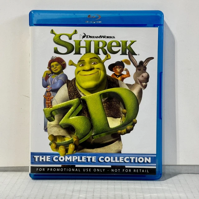 SHREK 3D: THE Complete Collection Mike Myers Eddie Murphy Animation Blu ...