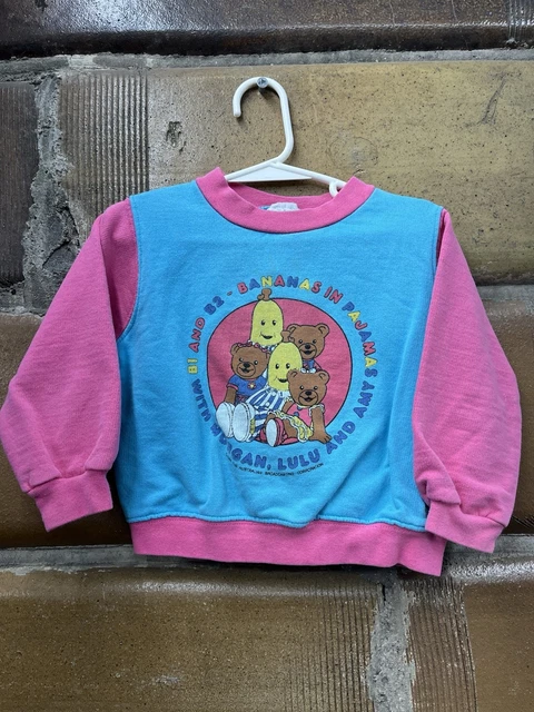 VINTAGE BANANAS IN Pajamas With Morgan, Lulu And Amy Kids Sweatshirt ...