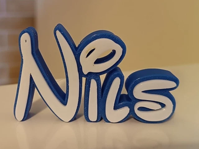 NILS PERSONALIZED DISNEY Name Plate Sign – Custom Door/Wall Bedroom Tag ...
