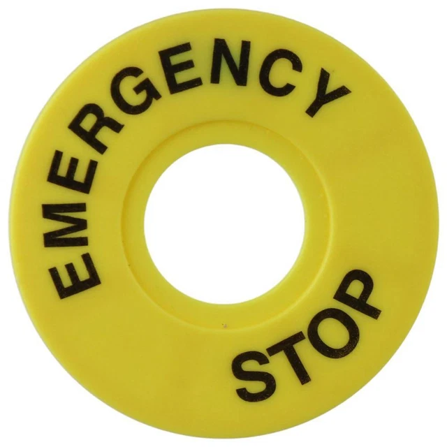 10 PCS 22MM Diameter Emergency Stop Sign Push Button Switch Replacement ...
