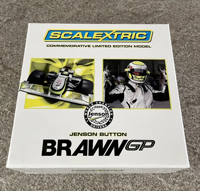 SCALEXTRIC JENSON BUTTON BRAWN GP Commemorative Limited Edition (Rare ...