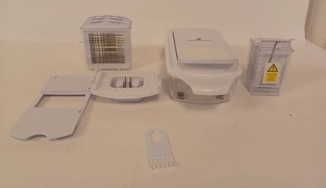 COOK'S ESSENTIALS CHOPPER 8 Slice & Dice Blades Used Unboxed Good D37 ...