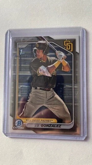 J.D. GONZALEZ 2024 Bowman BCP-111 Cromo Prospects San Diego Padres EUR 1,38 - PicClick IT