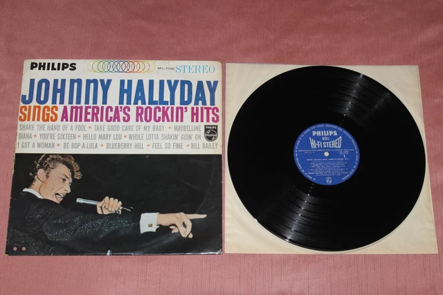JOHNNY HALLYDAY SINGS America's Rockin' Hits LP JAPON JAPAN 1962 ...