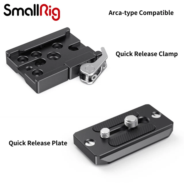 SMALLRIG ARCA-TYPE QUICK Release Clamp and Plate ( Arca-type Compatible ...