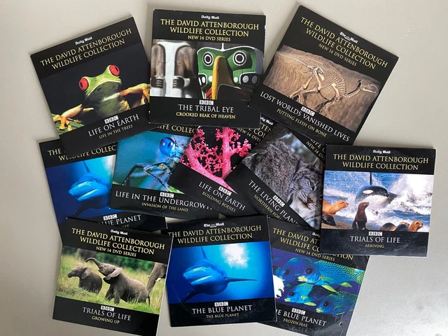 11 DVDS COLLECTION from the BBC David Attenborough wildlife Documentary ...