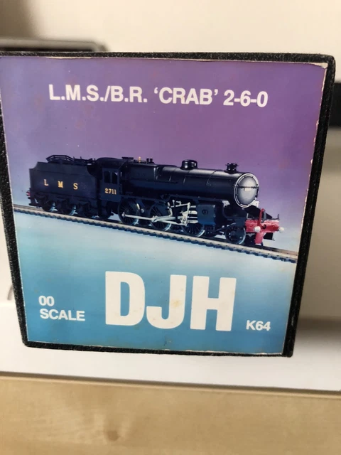 DJH K64 OO Gauge LMS/BR Crab 2-6-0 Locomotive and Tender Kit with Wheels New £26.50 - PicClick UK