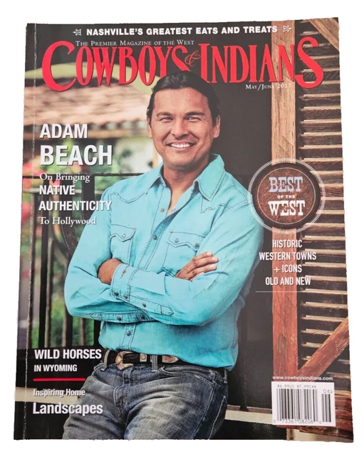 COWBOYS & INDIANS Magazine Adam Beach May / June 2017 Excellent ...