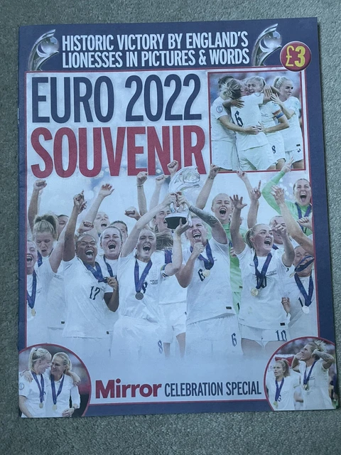 ENGLAND LIONESSES EUROPEAN Championships Euro 2022 Winners Souvenir ...