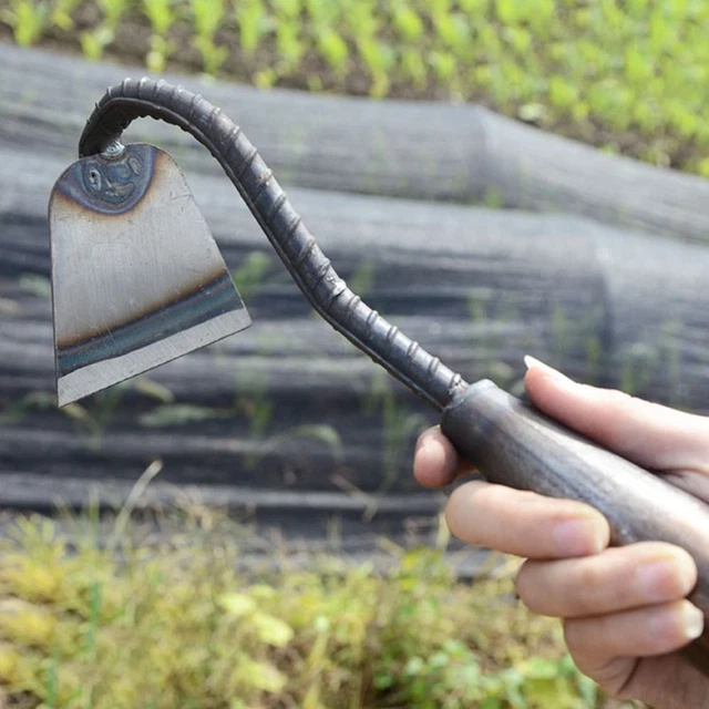 MANGANESE STEEL WEEDING Hoe Anti-Rust Farm Tool Gardening Hoe Garden ...
