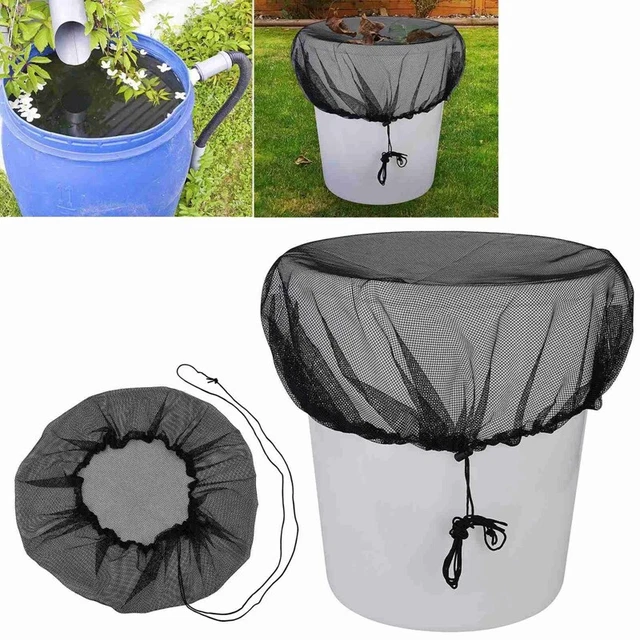 4PCS OUTDOOR MESH Cover Nets for Rain Barrels, Water Catcher Ceilings ...