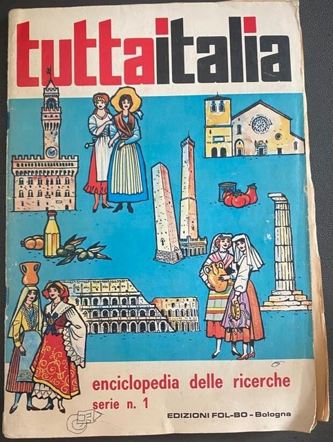TUTTA ITALIA 1967 Folbo Album Figurine Circa 100 Fig. X Recupero ...