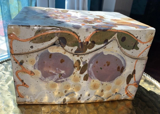 RARE FIND OLDRICH Asenbryl Sarn Studio Art Pottery Lidded Box Very ...